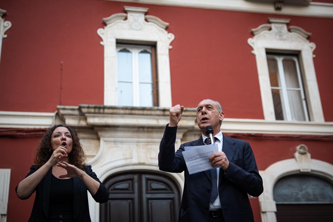 VeraTV.it | Netto vantaggio di Legnini a Chieti col centrodestra diviso ...