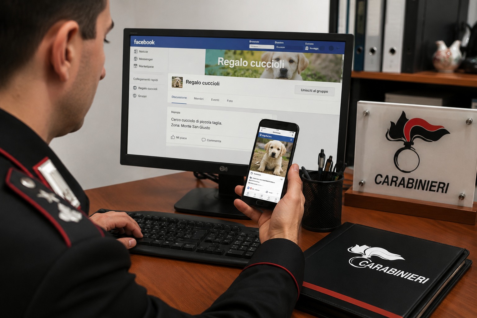 VeraTV.it | Monte San Giusto - Finge vendita di cuccioli su Facebook ...